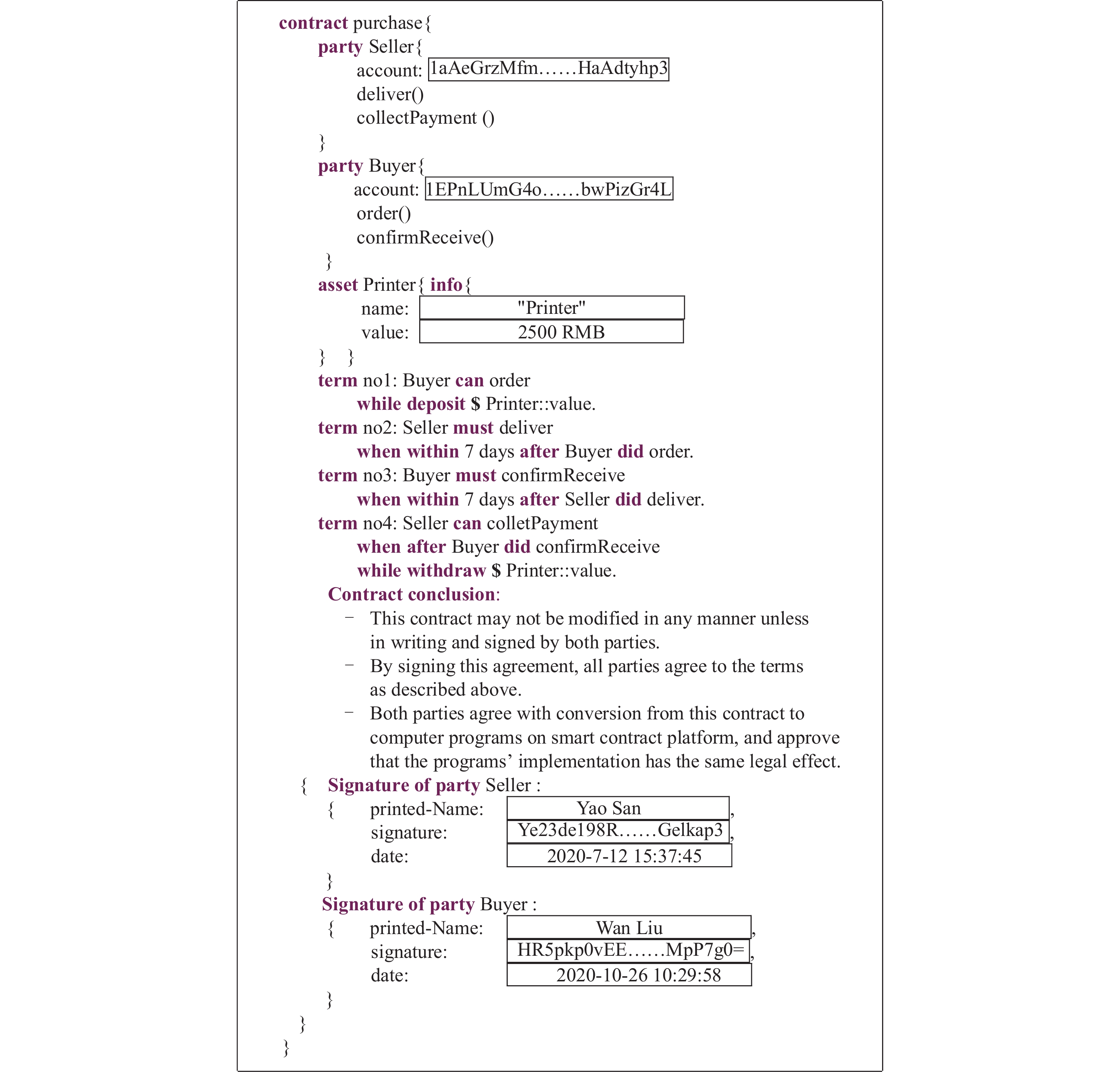 基于要约–承诺的智能法律合约订立方法与实现